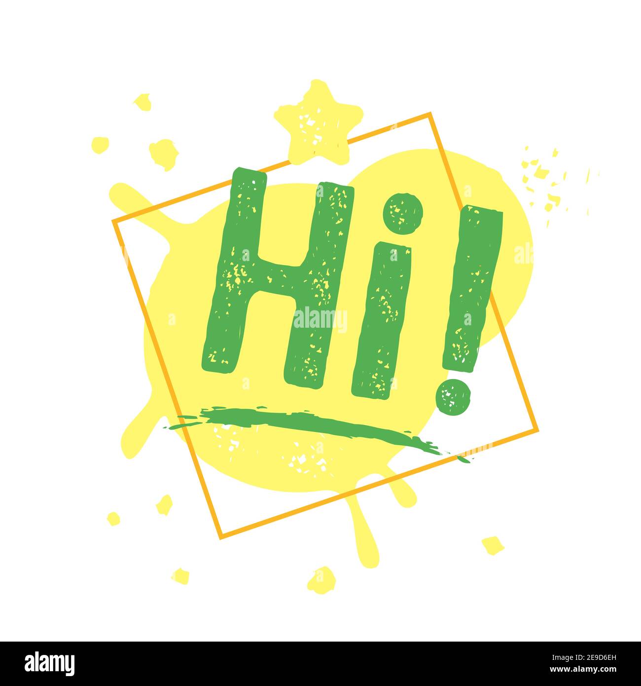 Speech Bubble, paint design vector illustration on white background ...