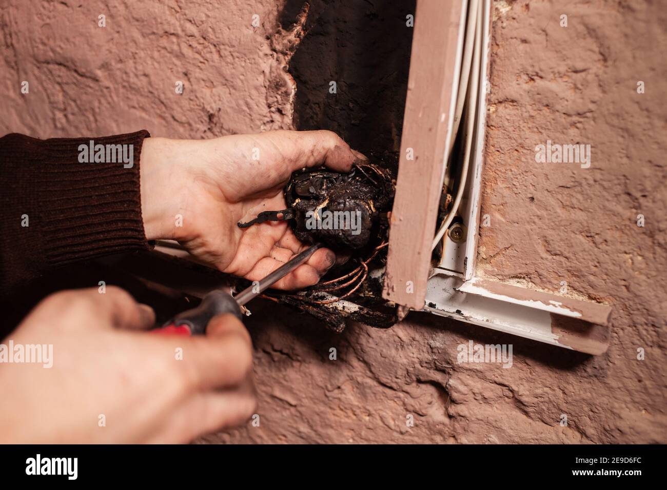 Melted wires hi-res stock photography and images - Alamy
