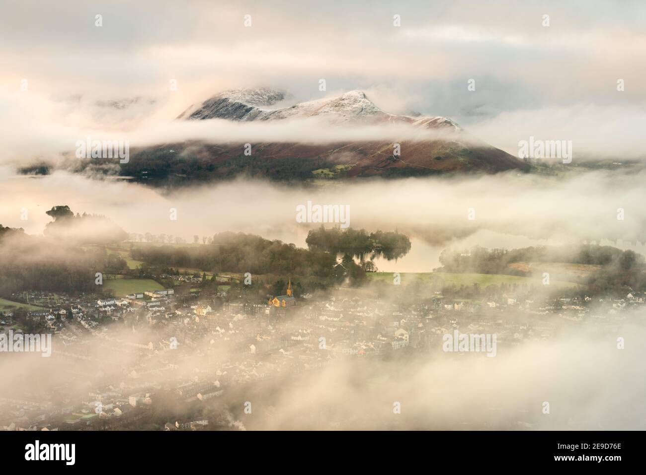 Keswick lake district aerial hi-res stock photography and images - Alamy
