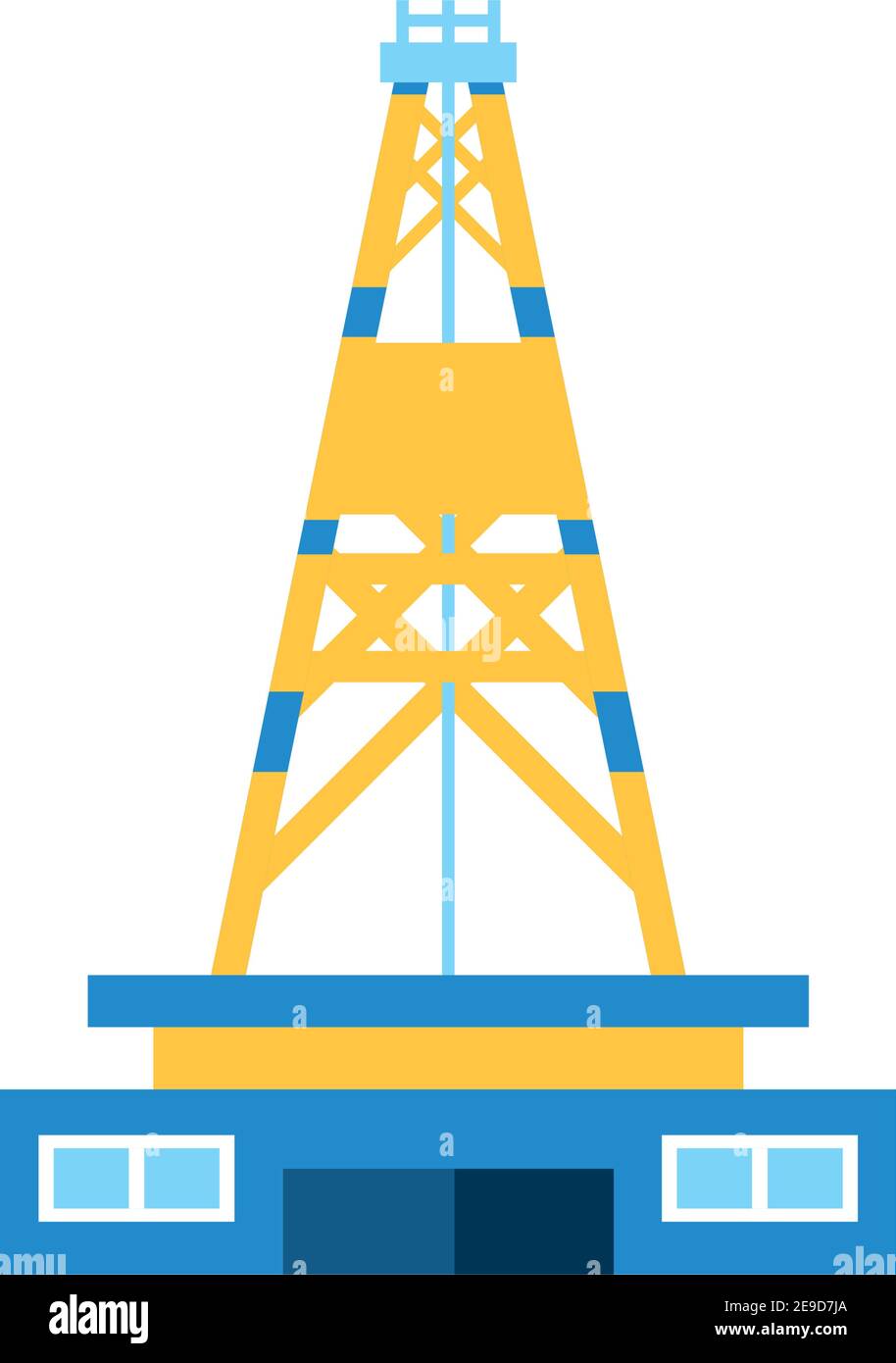 fracking drilling oil industry extraction vector illustration Stock ...