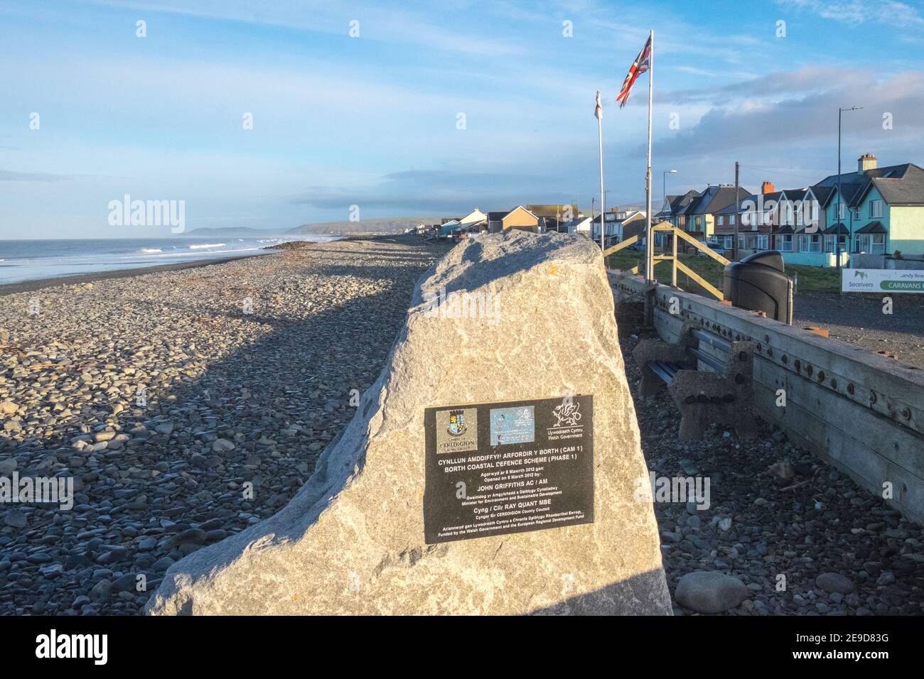 Borth houses flooding hi-res stock photography and images - Alamy