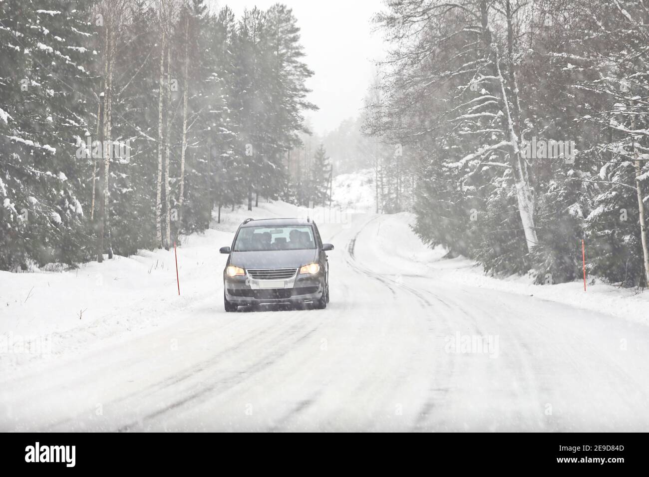 Driving through rural road in hi-res stock photography and images - Alamy