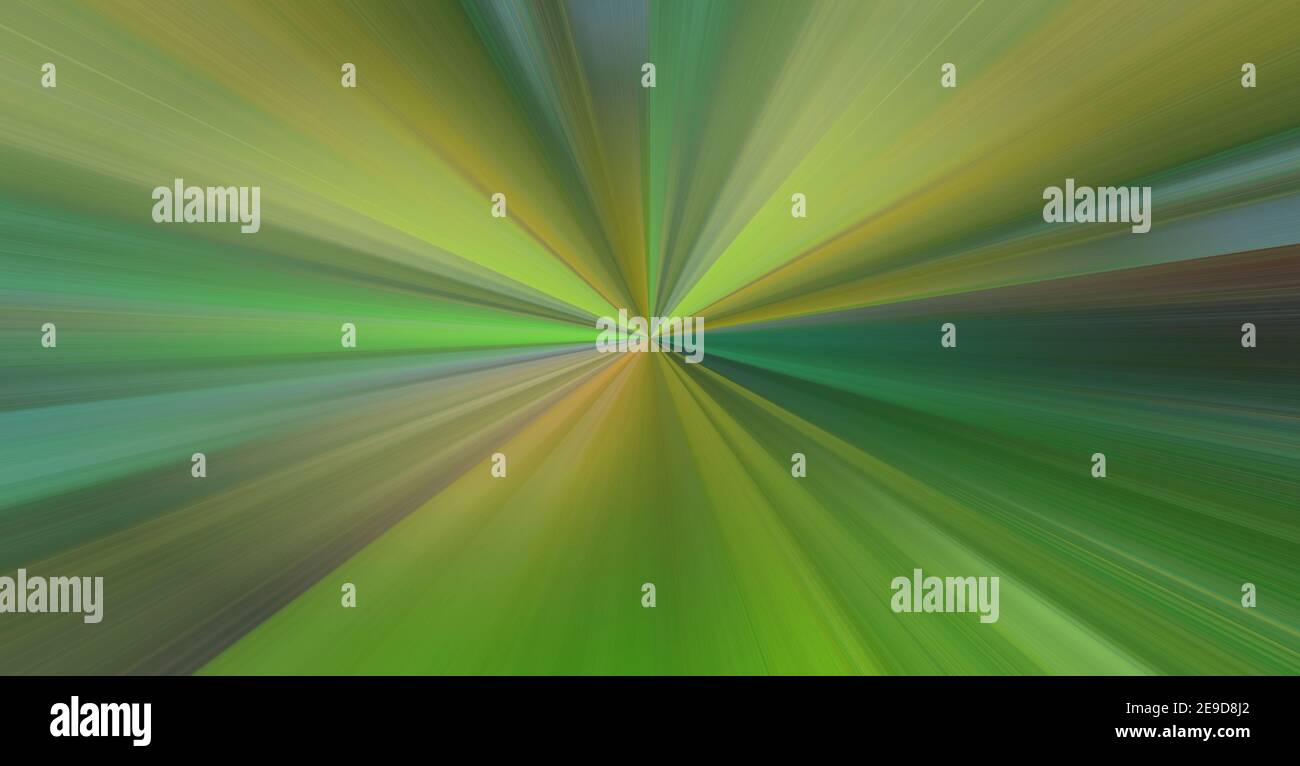 Green background with rays Stock Photo - Alamy