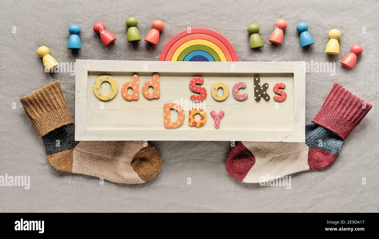Poster for Odd Socks Day initiative against bullying by Anti-bullying ...
