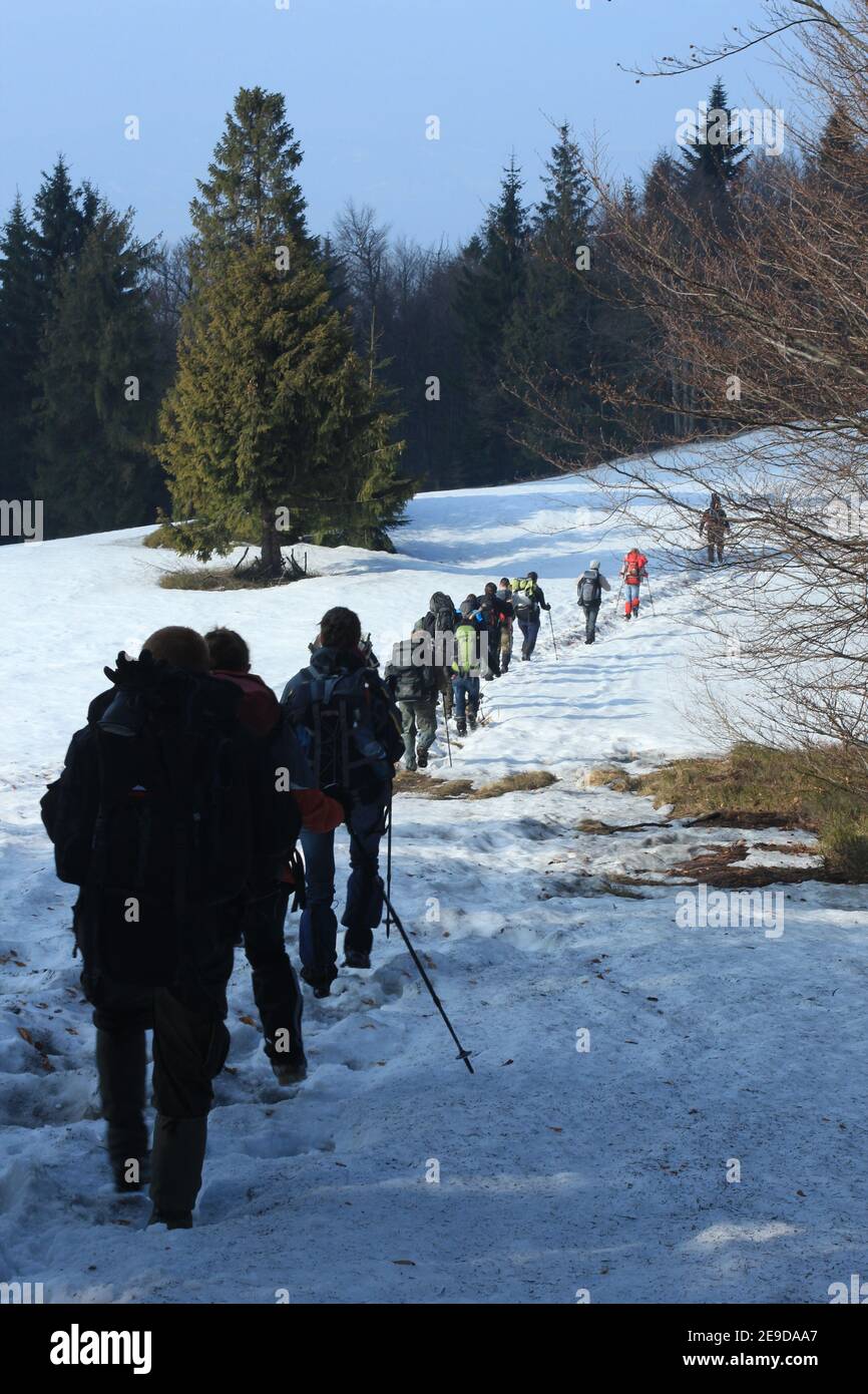 Students Mountain Climbing High Resolution Stock Photography and Images ...