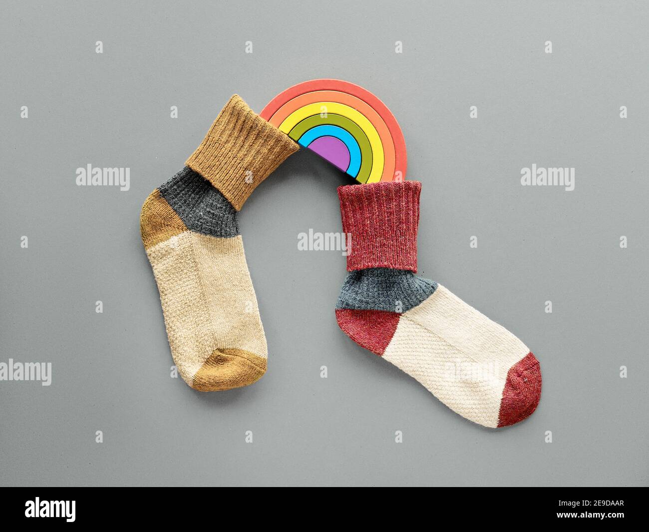 Odd Socks Day. Social initiative against bullying in school or ...