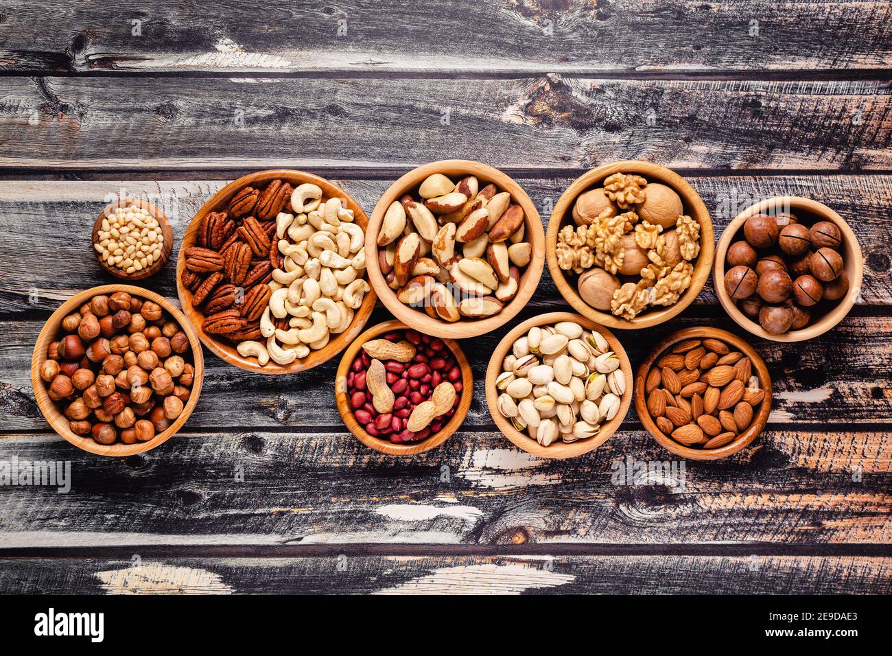 Bowls various mixed nuts hi-res stock photography and images - Alamy