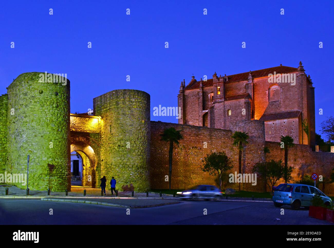 Spain town gate hi-res stock photography and images - Alamy