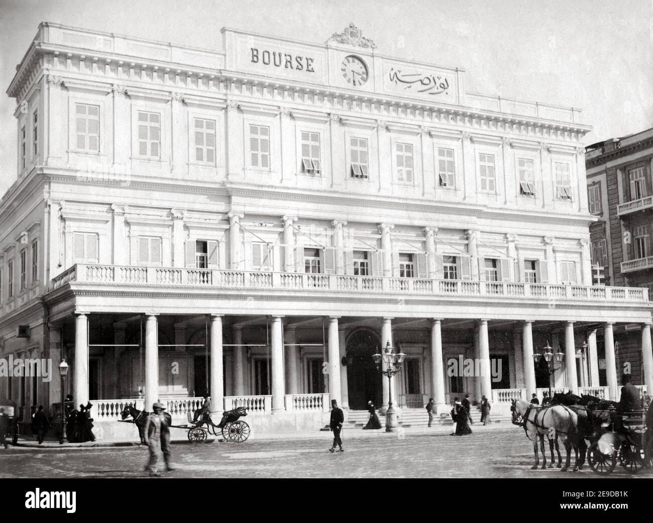 Late 19th century photograph - Cairo Stock Exchange, c.1890, Egypt ...