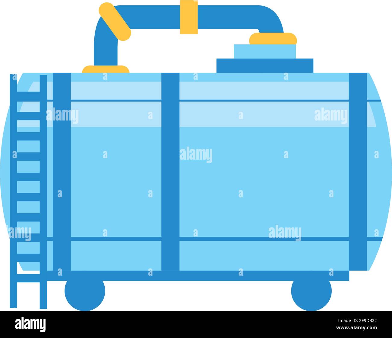 fracking refinery plant storage tank vector illustration Stock Vector ...