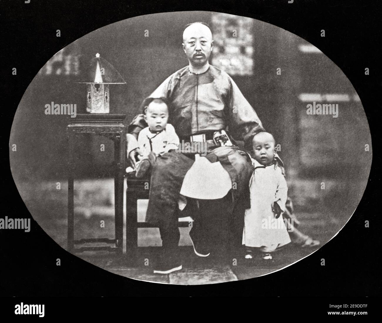 Late 19th century photograph - thought to be Yixuan, Prince Chun and ...