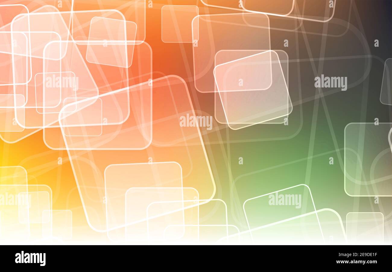 Abstract wide technology background with hexagons and gear wheels. Hi ...