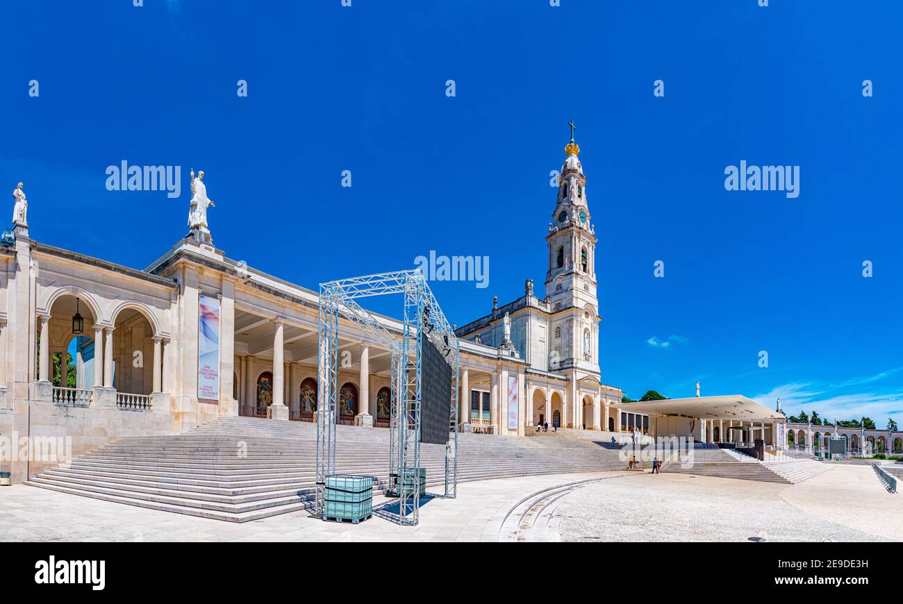 Famous sanctuary of Fatima in Portugal Stock Photo - Alamy