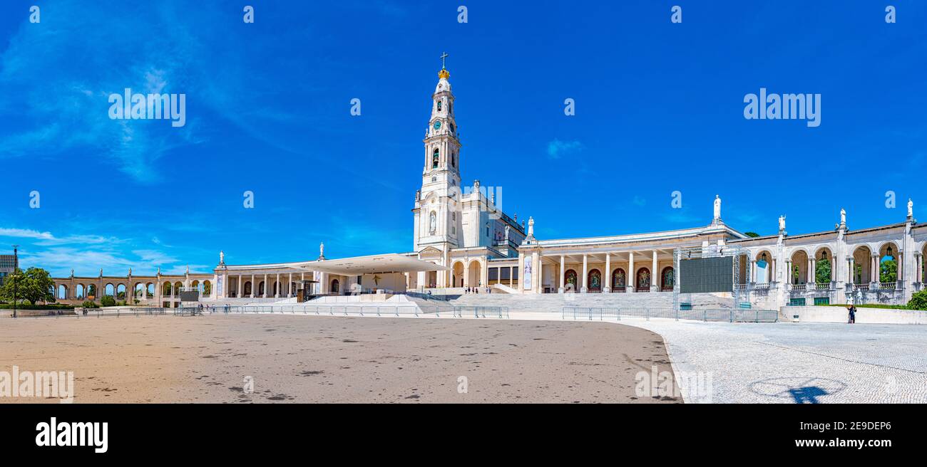 Famous sanctuary of Fatima in Portugal Stock Photo - Alamy