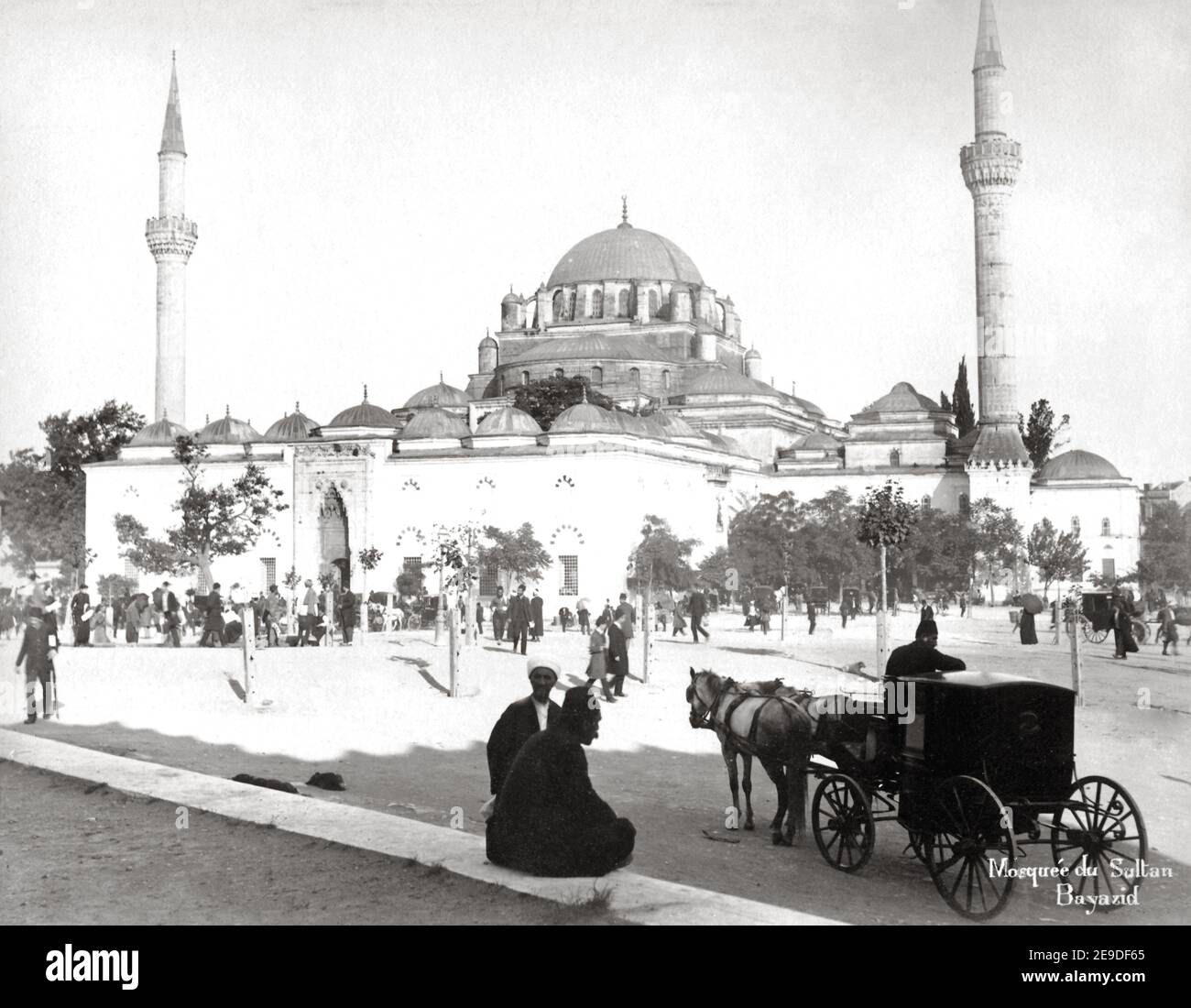 Late 19th century photograph - Bayezid II Mosque, Constantinople ...