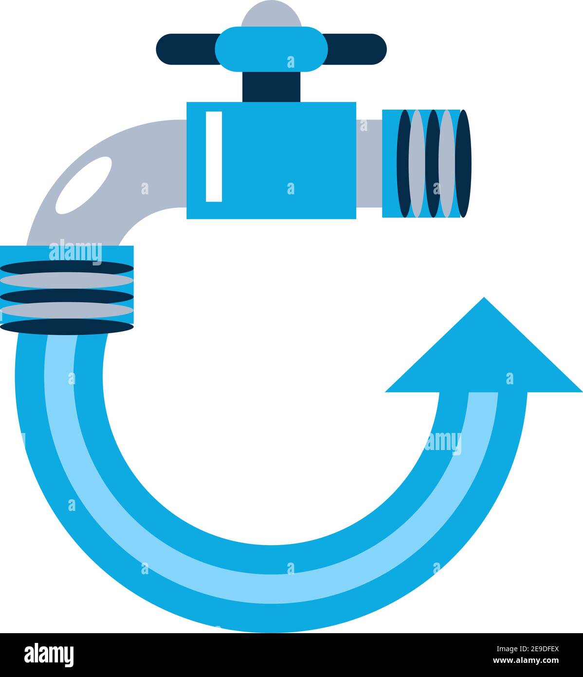 renewable energy water resource white background vector illustration ...