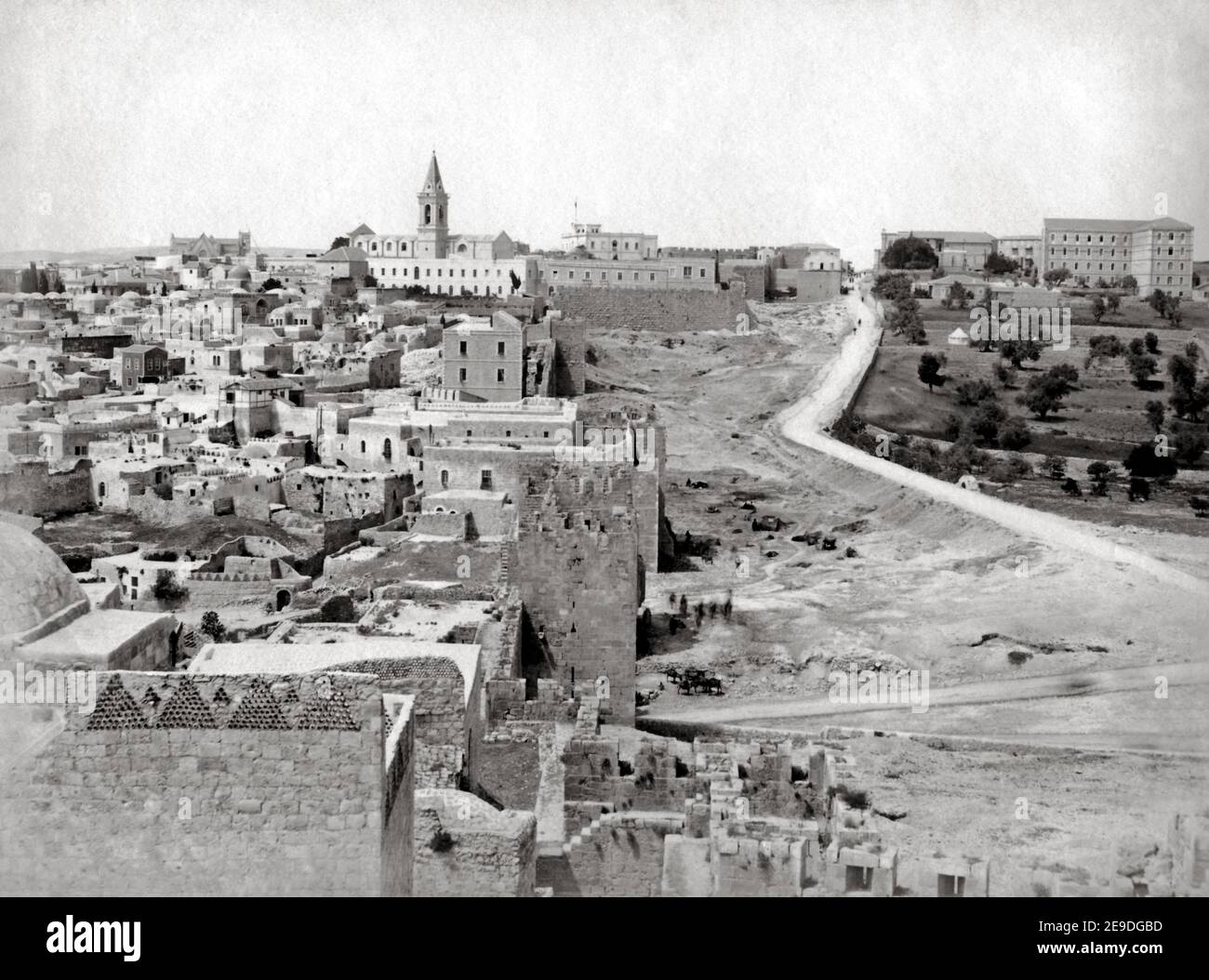 Late 19th century photograph - View of Jerusalem, Palestine (Israel) c ...