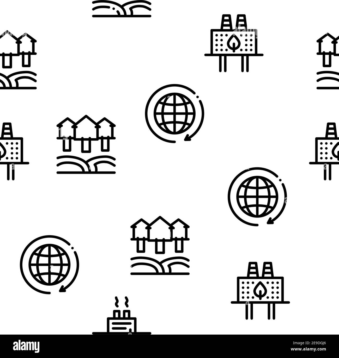 Geothermal Energy Seamless Pattern Vector Stock Vector Image & Art - Alamy