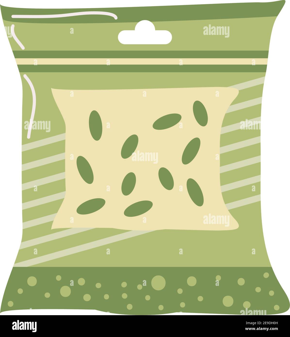 home garden pack seeds vector illustration white background Stock ...