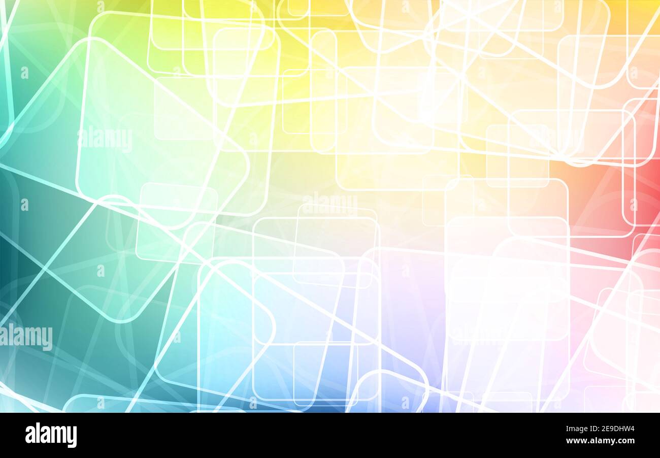 Abstract wide technology background with hexagons and gear wheels. Hi ...