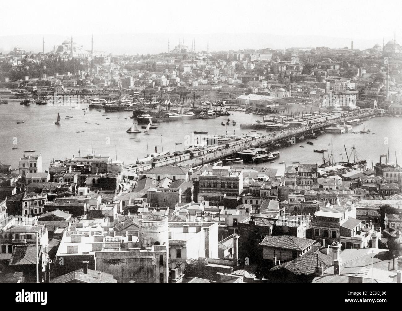 Late 19th century photograph - General view of Constantinople, Istanbul ...