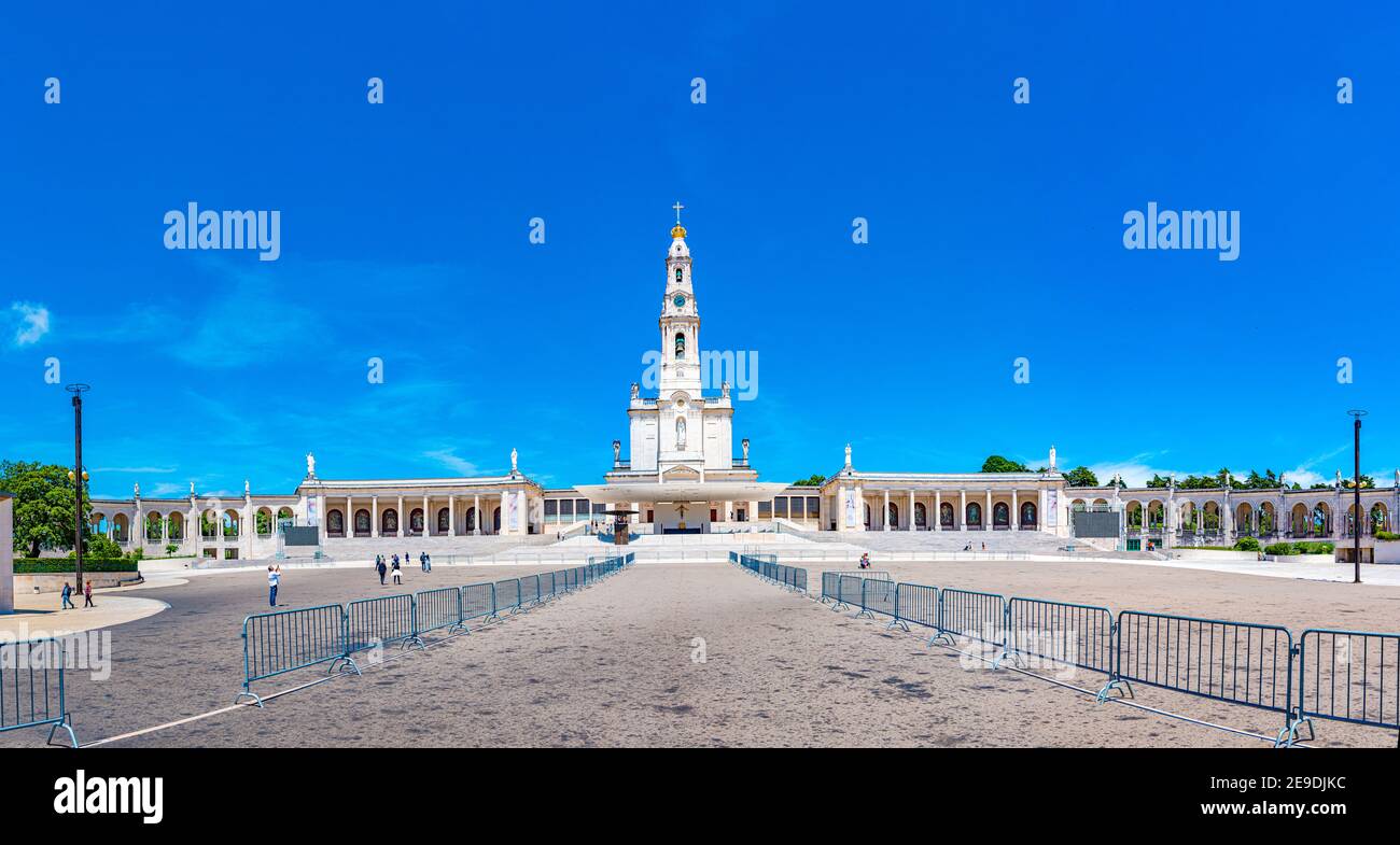 Famous sanctuary of Fatima in Portugal Stock Photo - Alamy