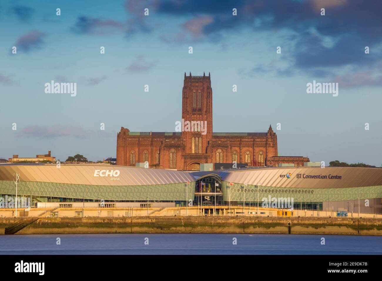 United Kingdom, England, Merseyside, Liverpool, View of Eco Arena, BT ...