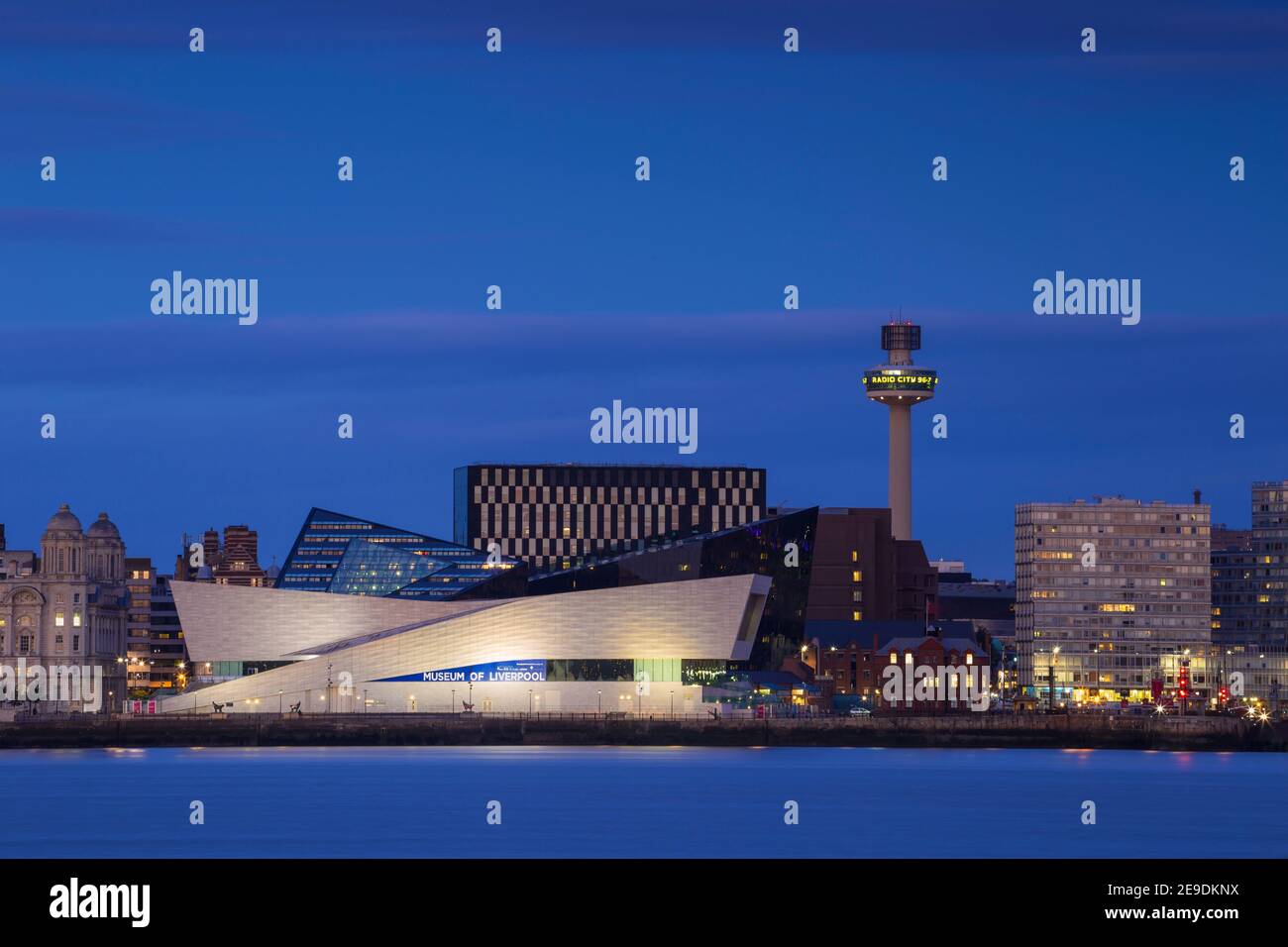 United Kingdom, England, Merseyside, Liverpool, View of Liverpool ...