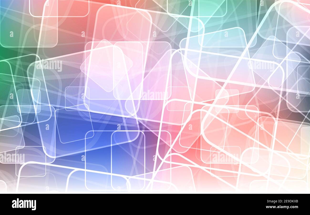 Abstract wide technology background with hexagons and gear wheels. Hi ...