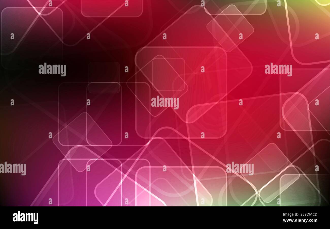 Abstract wide technology background with hexagons and gear wheels. Hi ...