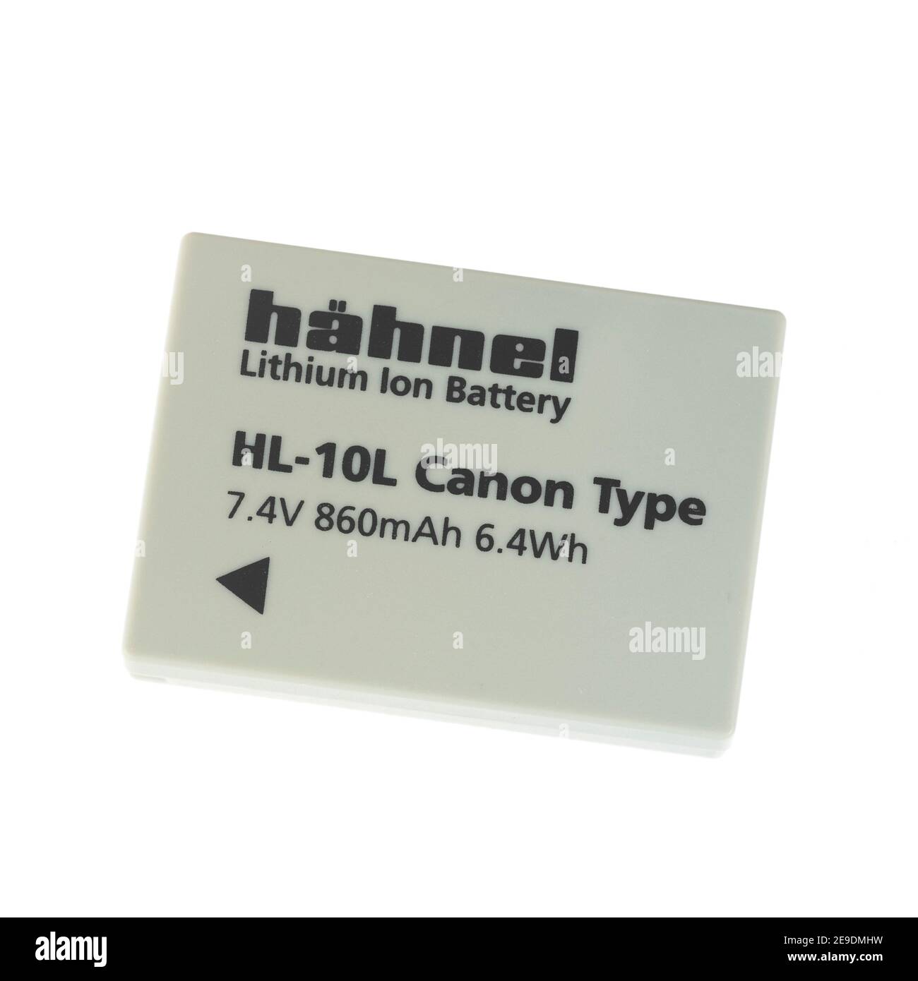 Hähnel li-ion lithium ion camera battery Stock Photo - Alamy