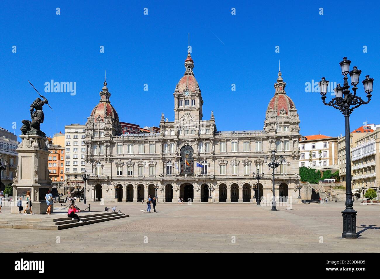 Maria pita square la coruna hi-res stock photography and images - Alamy