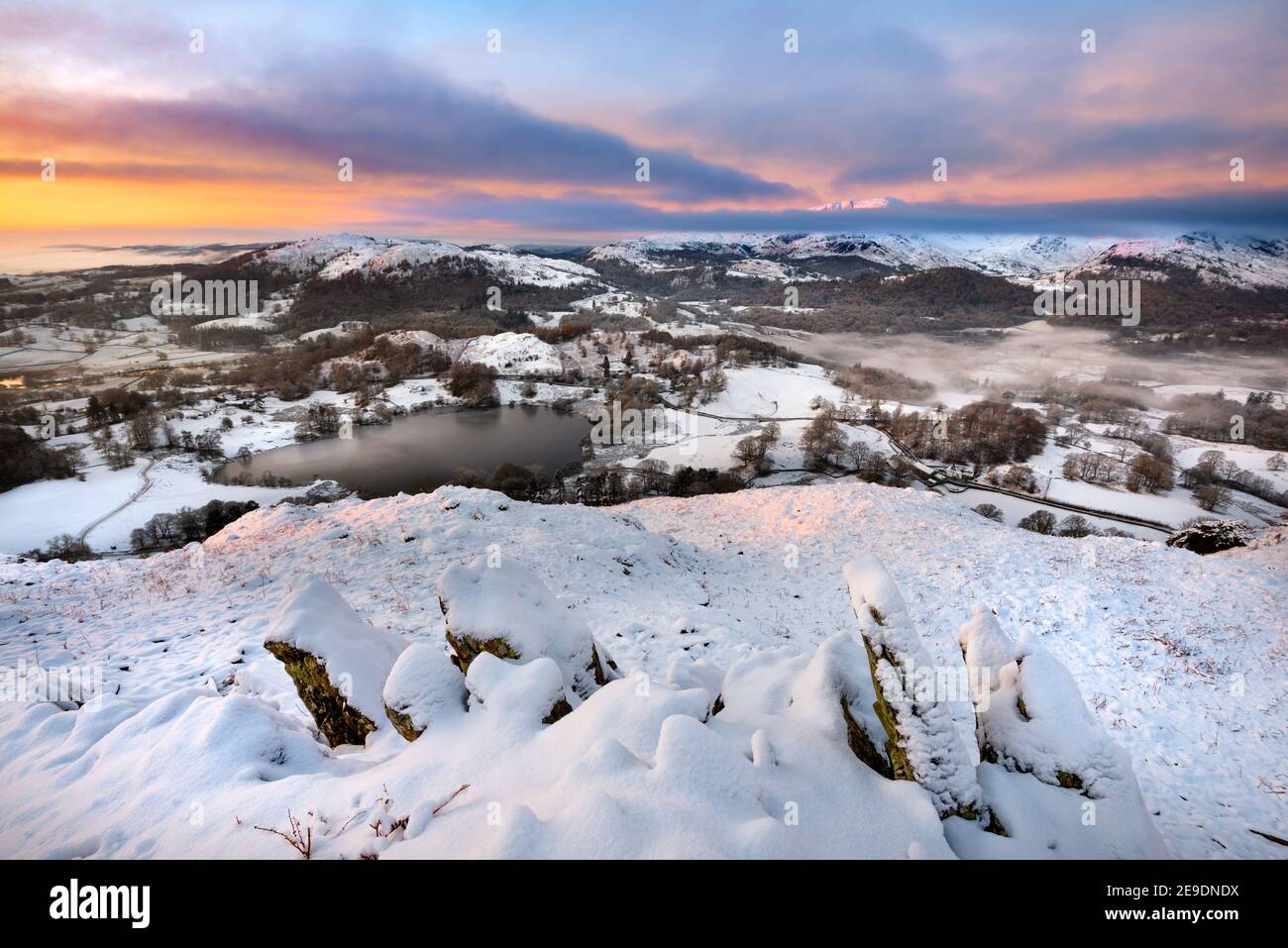 Loughrigg fell rocks hi-res stock photography and images - Alamy