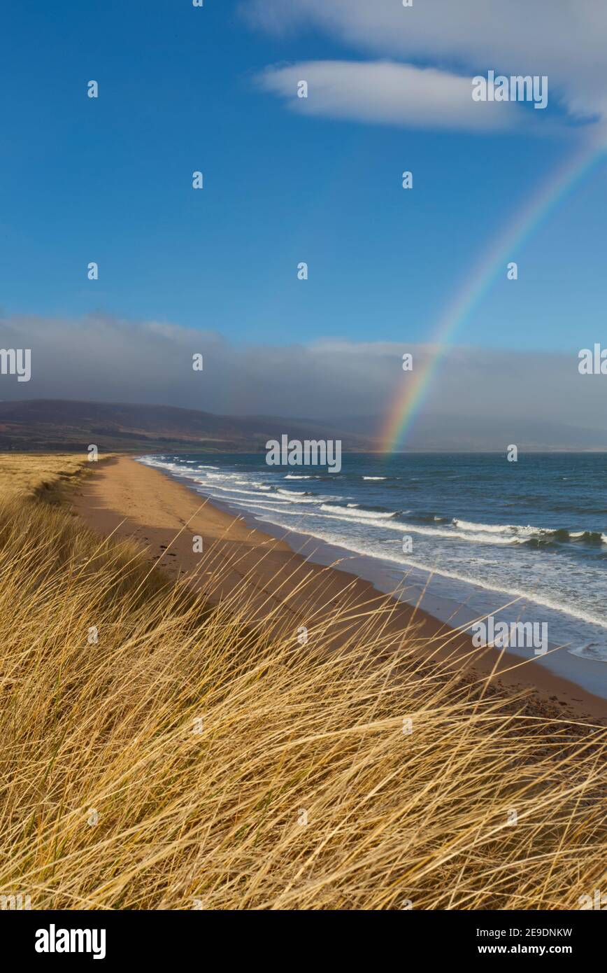 Brora beach, Sutherland Stock Photo - Alamy