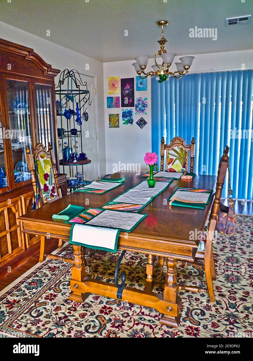 Dining room interior house hi-res stock photography and images - Alamy