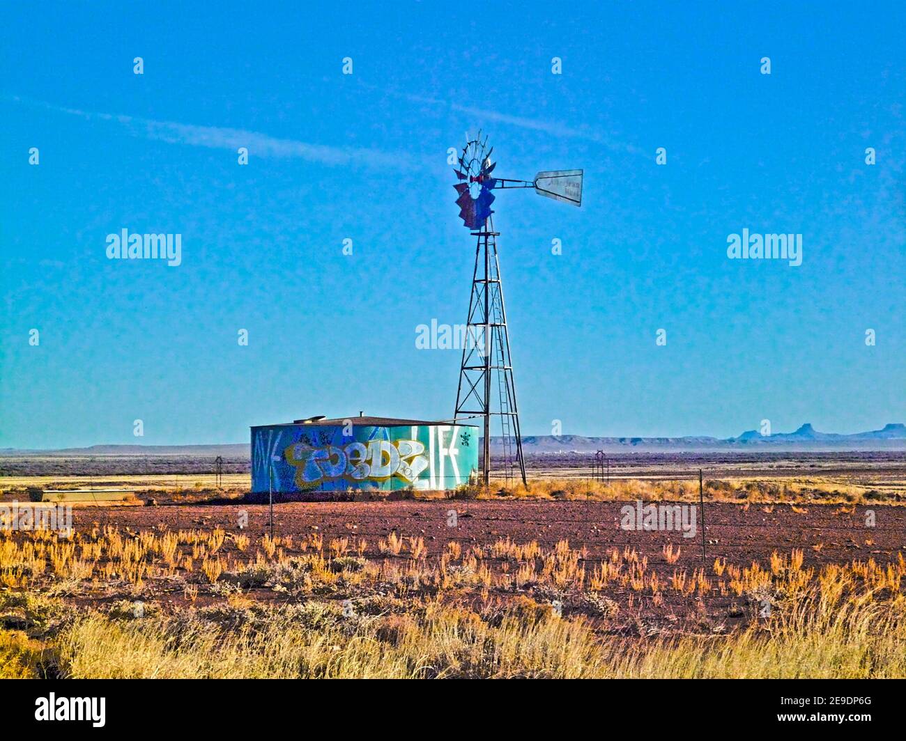 Windmill And Water Tank High Resolution Stock Photography and Images ...