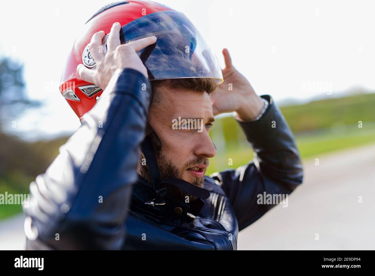 Motor bike helmet hi-res stock photography and images - Alamy