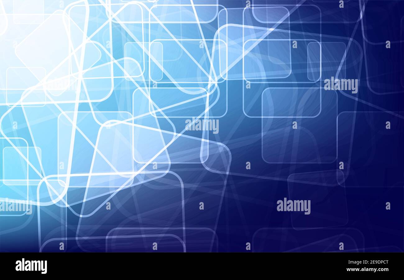 Abstract wide technology background with hexagons and gear wheels. Hi ...