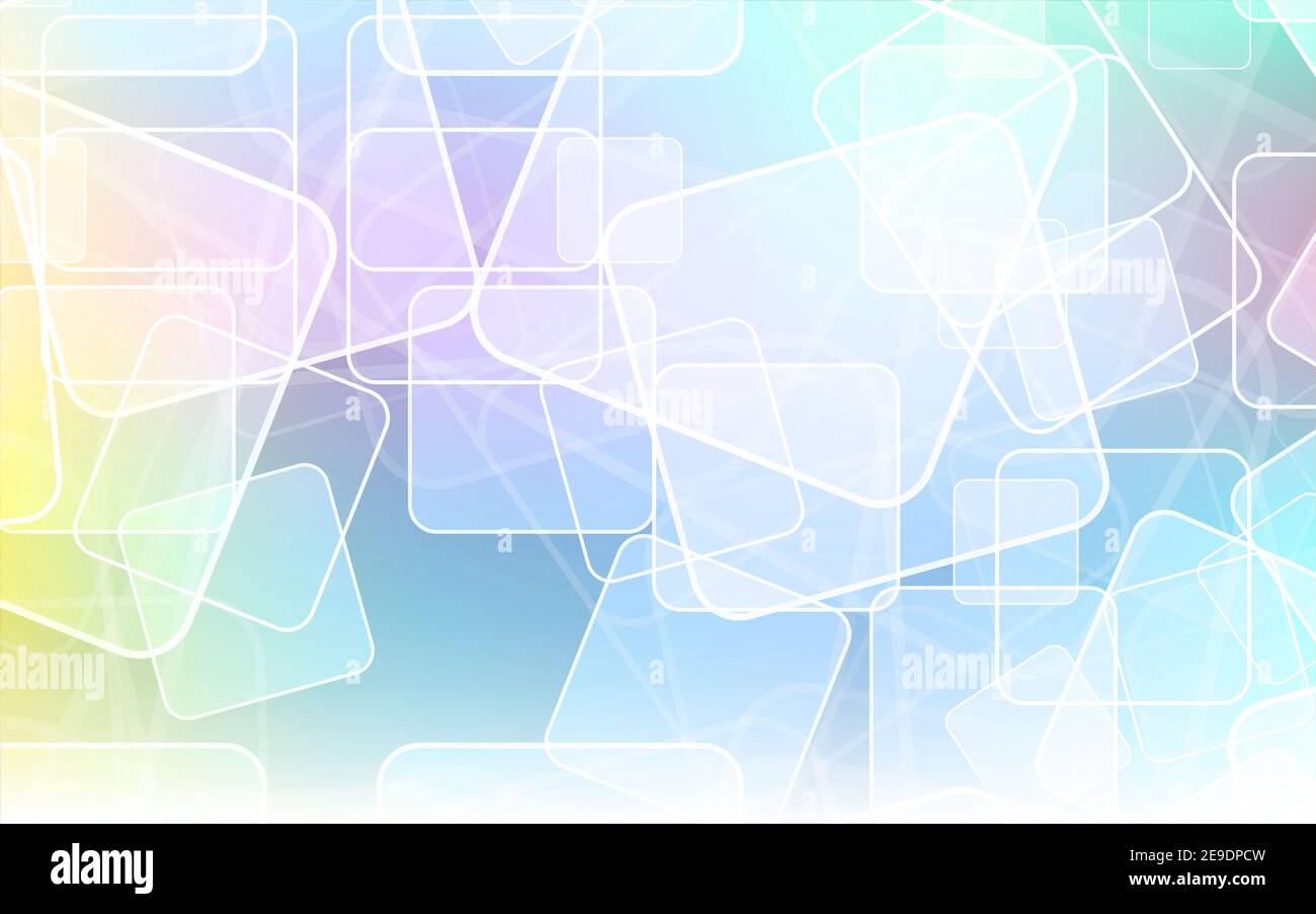 Abstract wide technology background with hexagons and gear wheels. Hi ...
