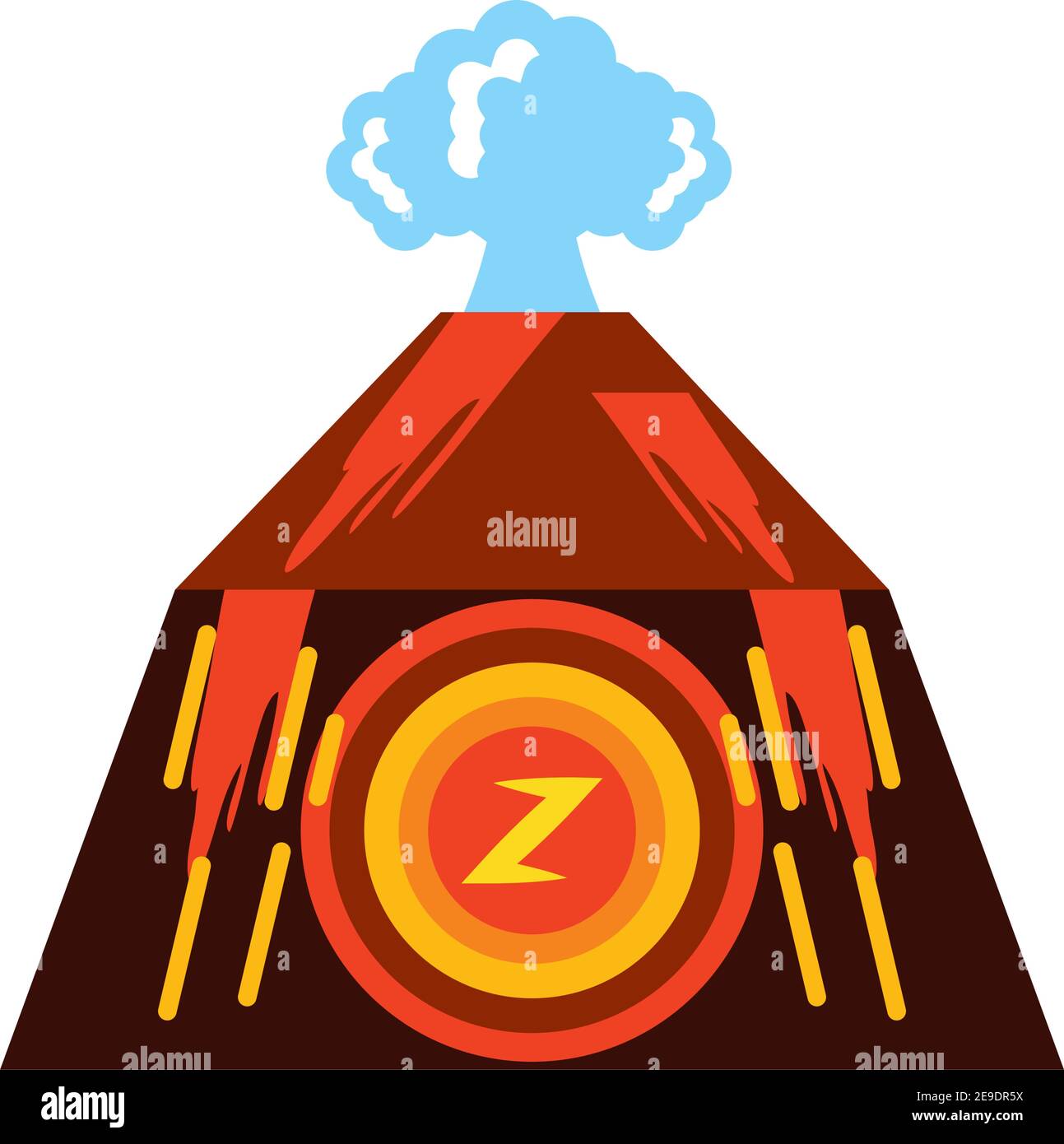 renewable energy geothermal earth generator vector illustration Stock ...