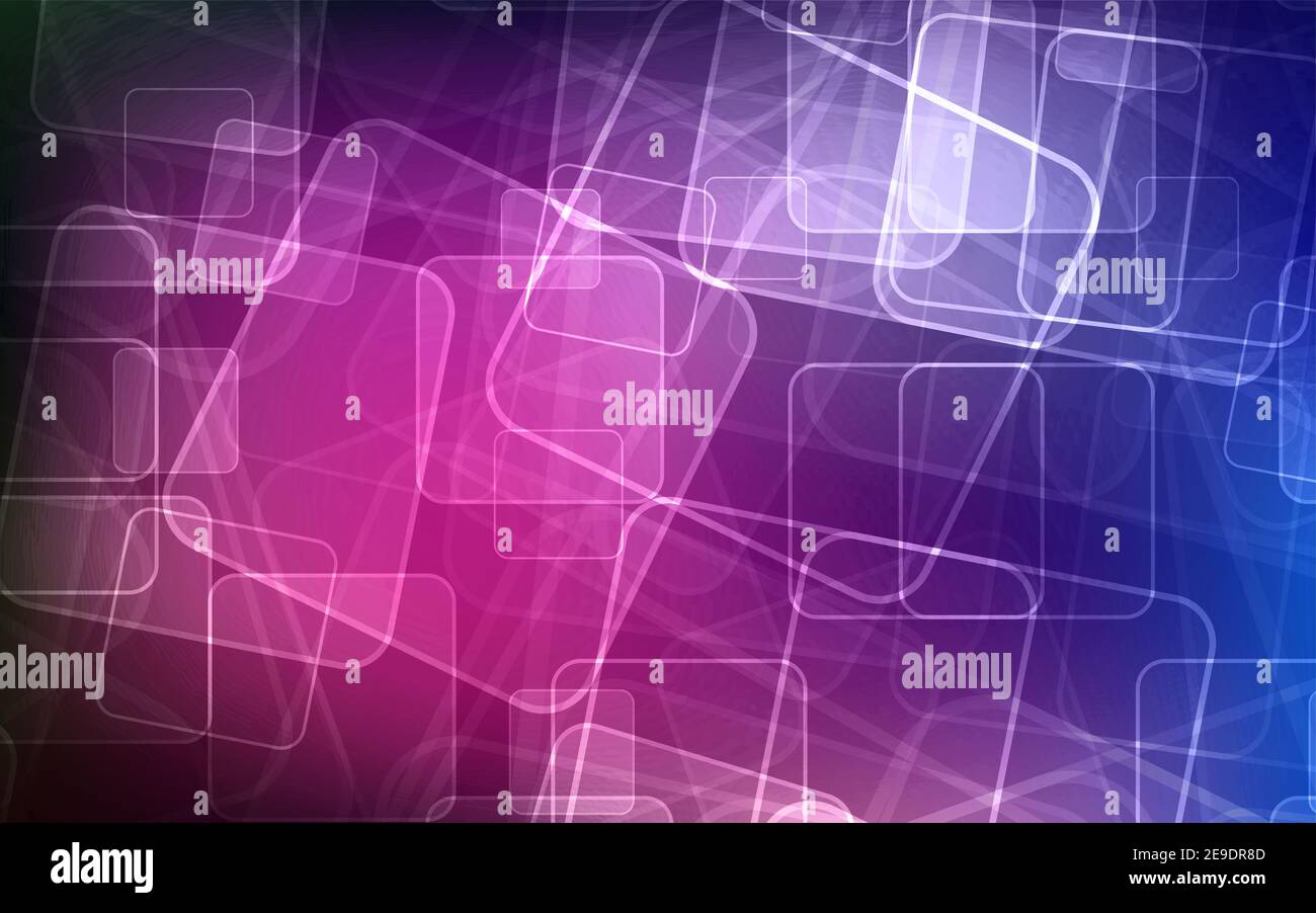 Abstract wide technology background with hexagons and gear wheels. Hi ...