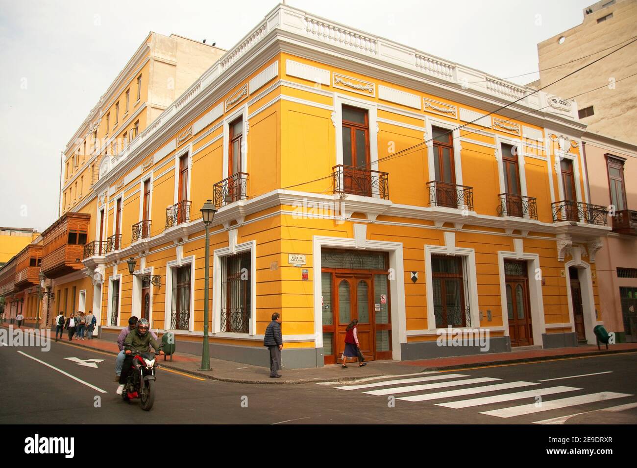 Colonial Buildings Lima Peru High Resolution Stock Photography and ...