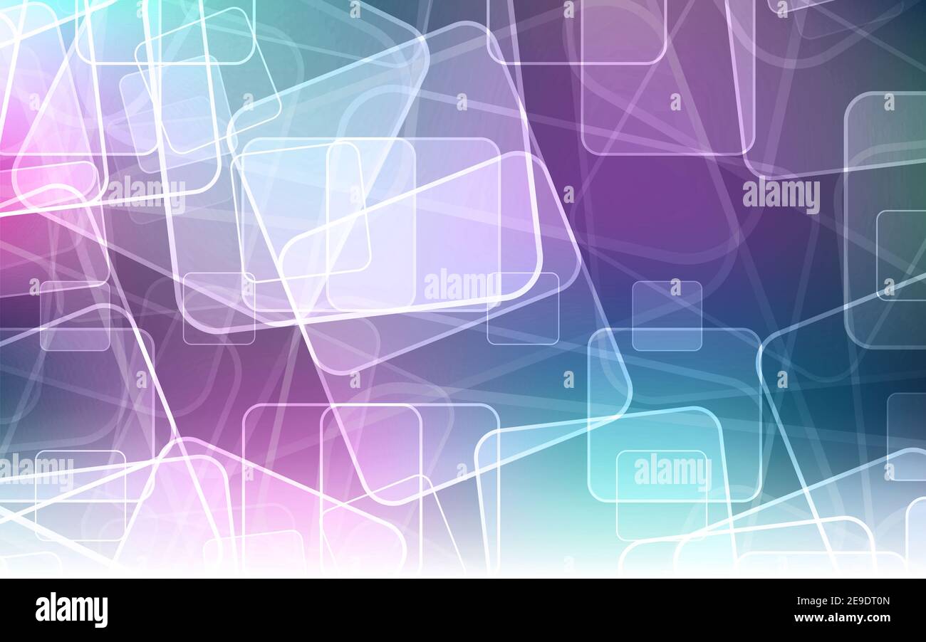 Abstract wide technology background with hexagons and gear wheels. Hi ...