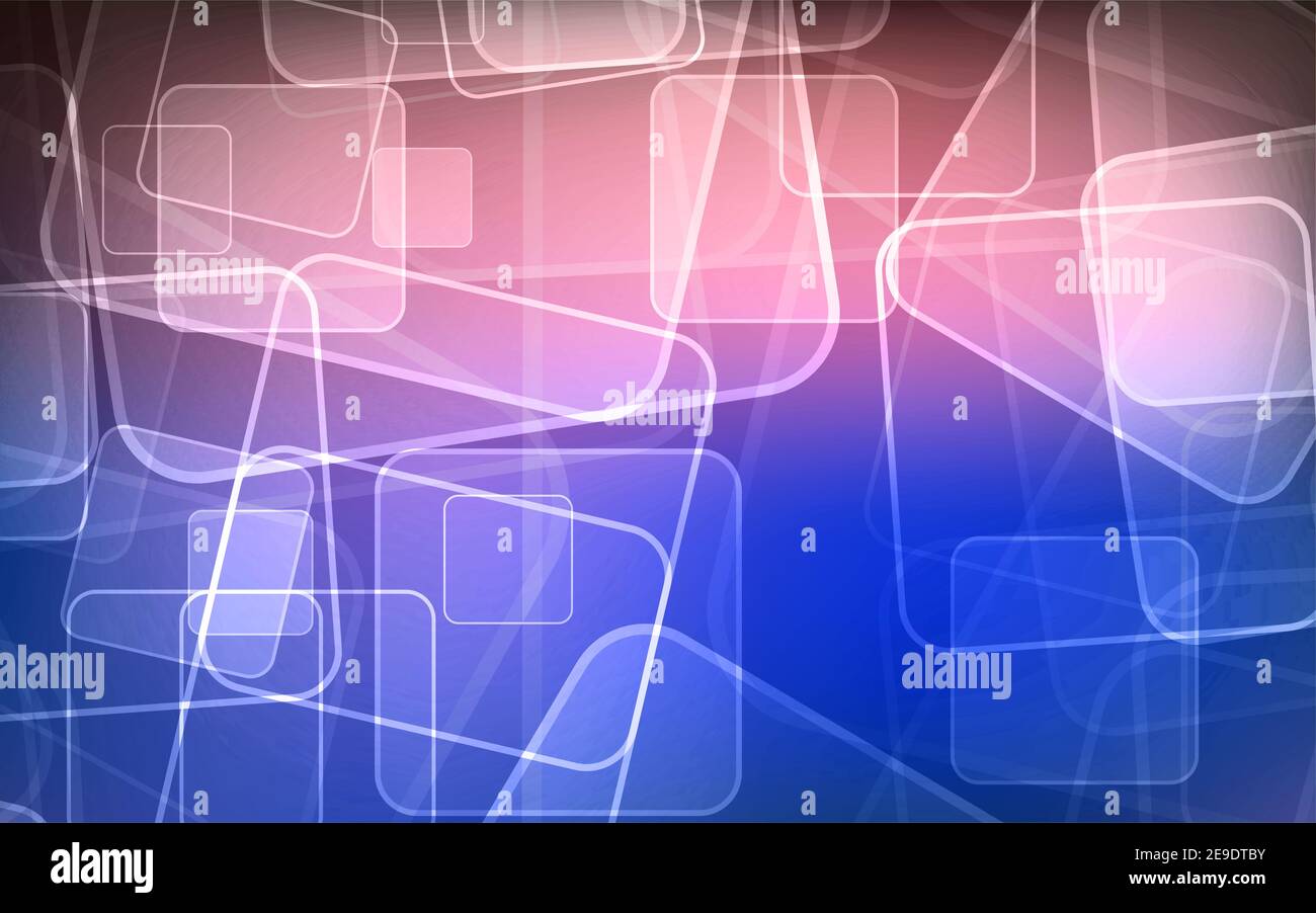 Abstract wide technology background with hexagons and gear wheels. Hi ...