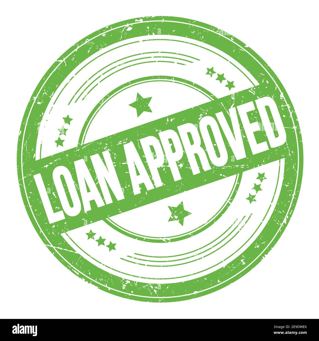 Loan approved word Cut Out Stock Images & Pictures - Alamy