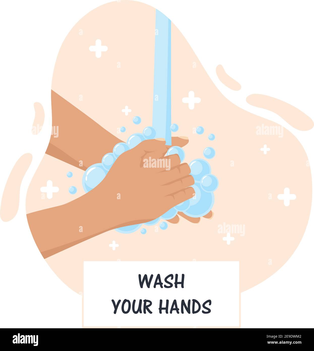 wash your hands properly recommendation vector illustration design ... wash your hands properly recommendation vector illustration design ...