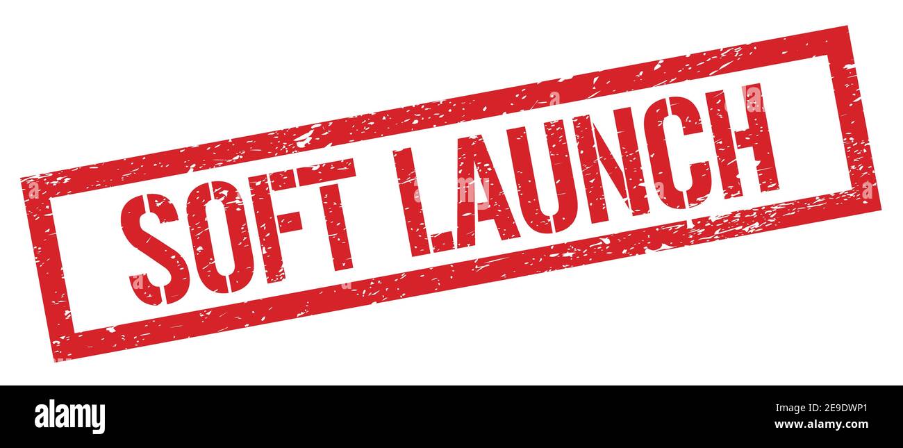 Soft launch text hi-res stock photography and images - Alamy