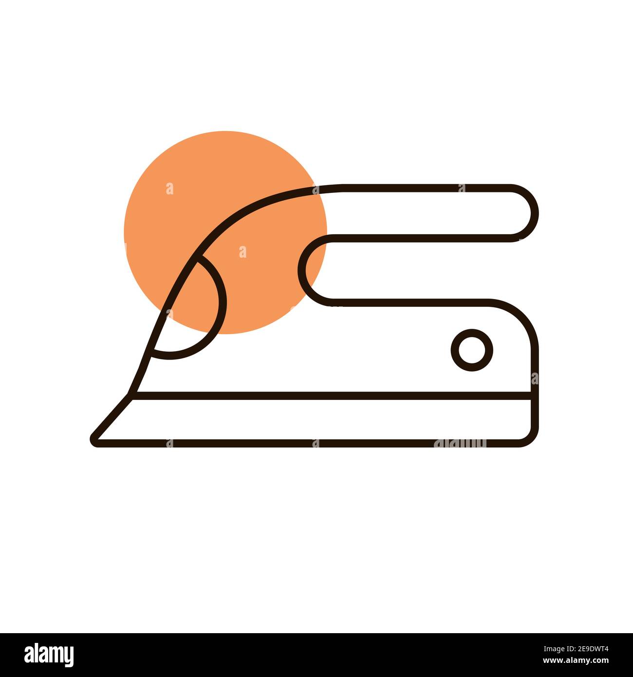 Steam iron flat vector icon. Graph symbol for household electric web ...
