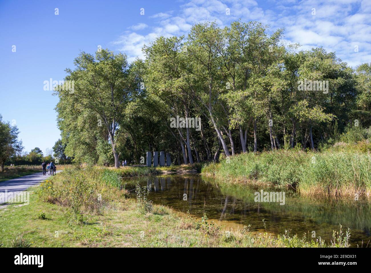 Het Zwin, nature park and bird sanctuary at Knokke-Heist, Belgium ...