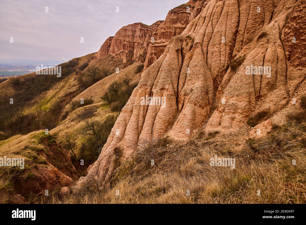 The beautiful Red Ravine (Rapa Rosie) from the Carpathian mountains ...